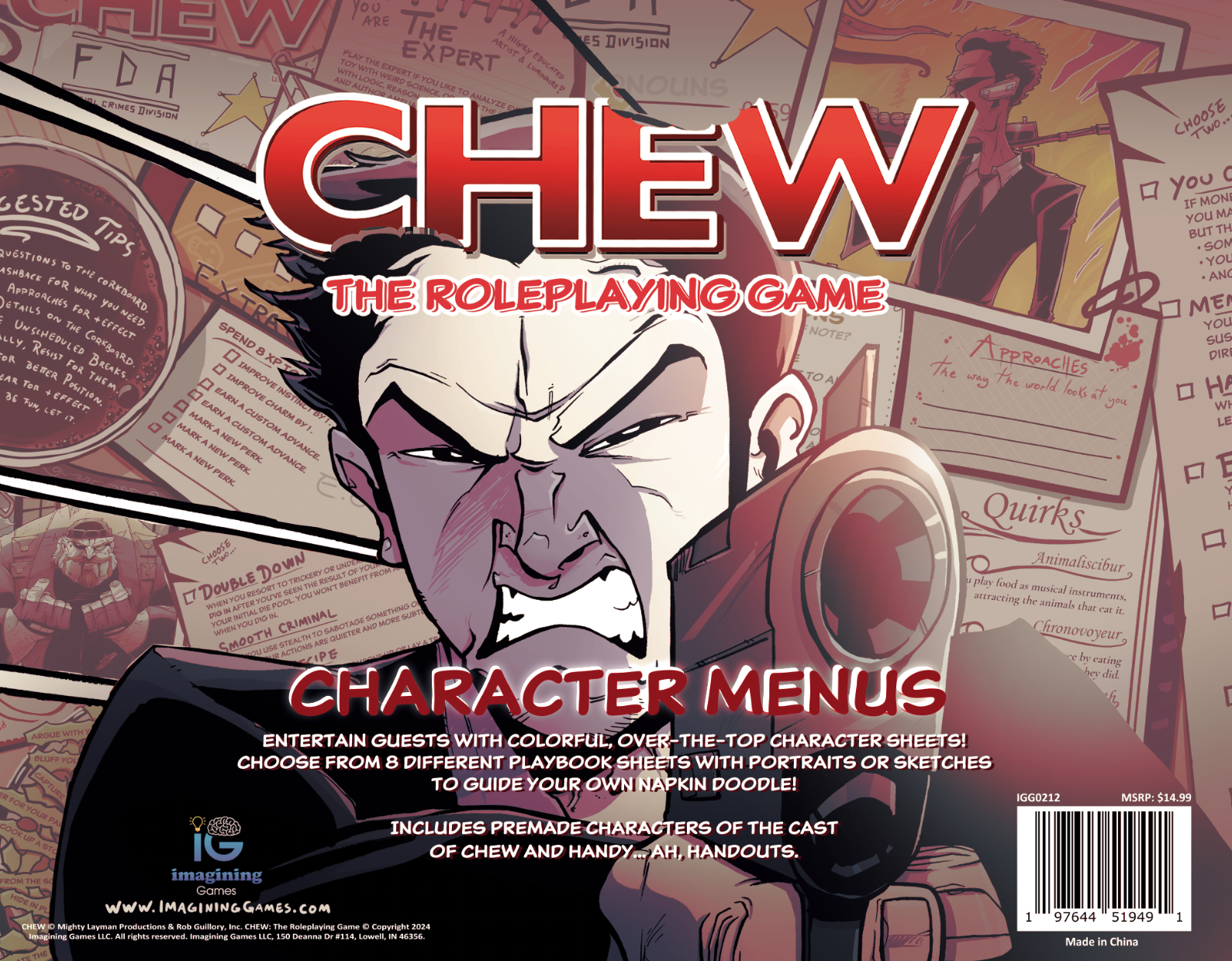 CHEW RPG: Character Menus – QM Direct