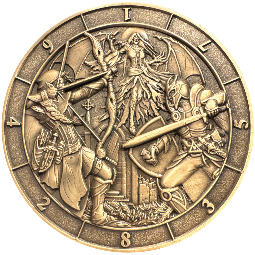 Dice Coin D8 Battle Scene – QM Direct