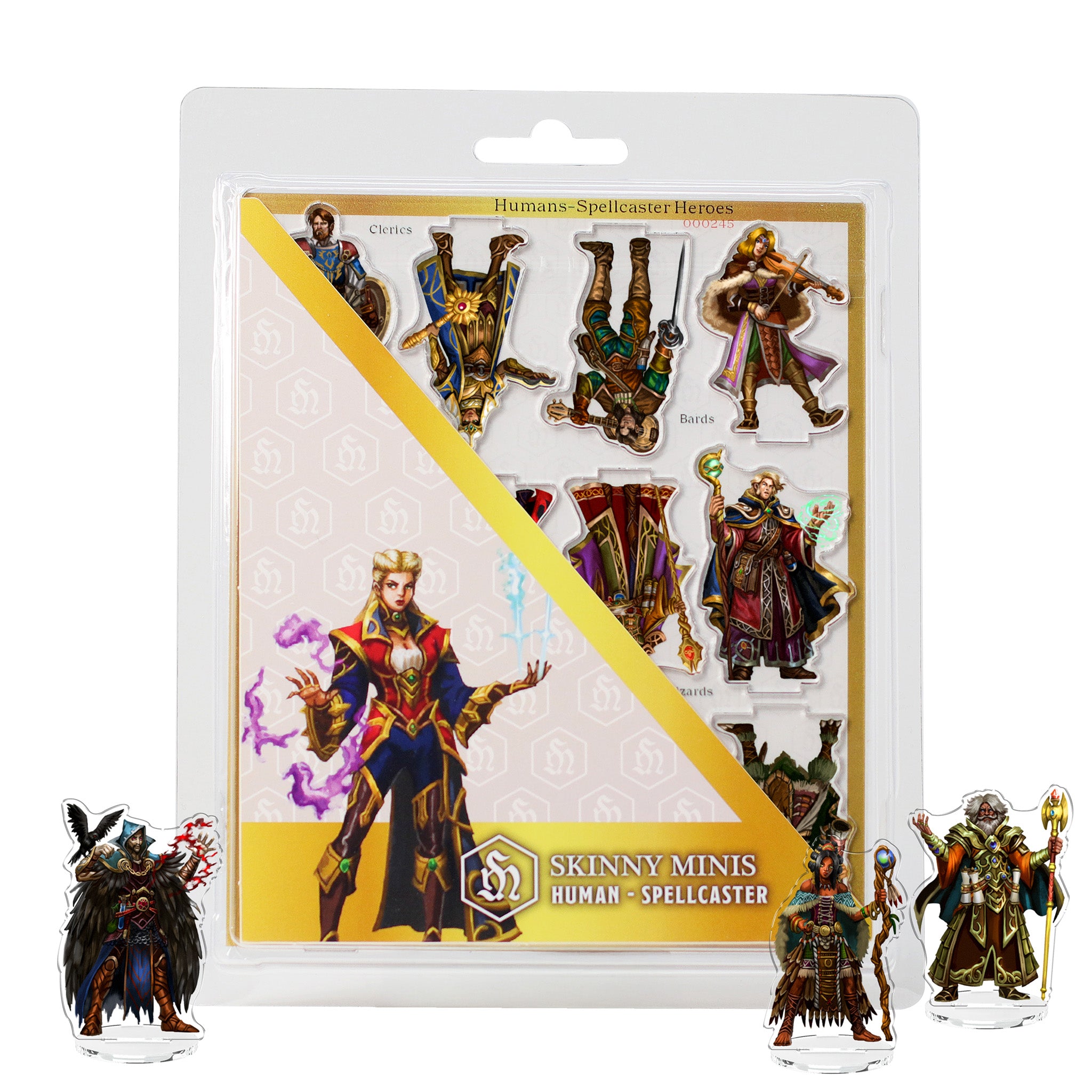 Skinny Minis - Humans Spellcasters (Backorder) – QM Direct