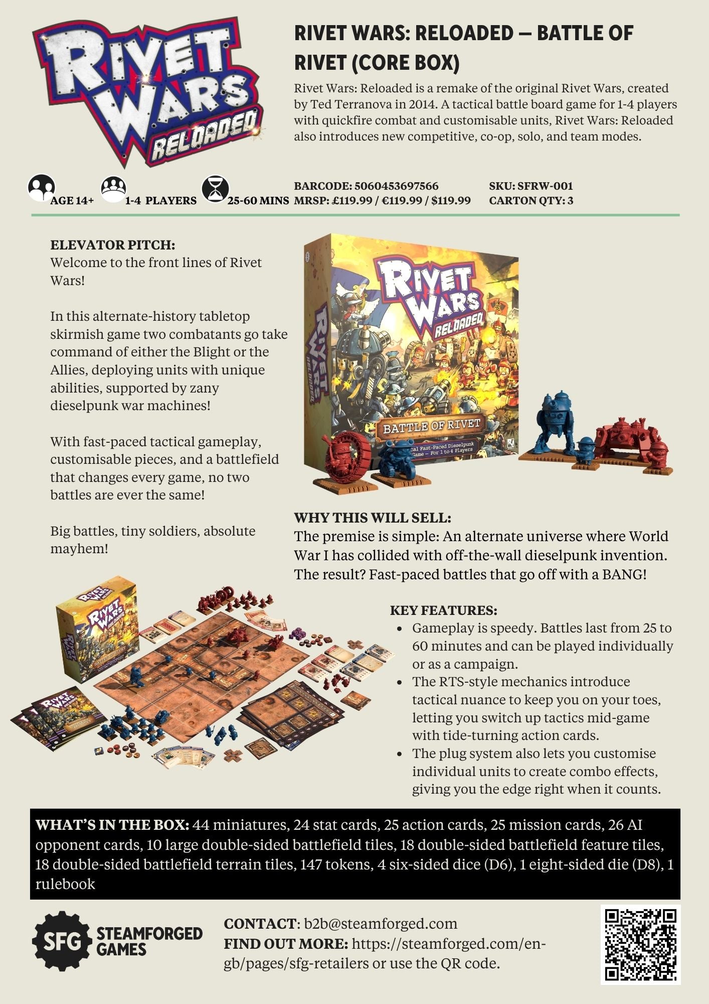 Rivet Wars: Battle of Rivet (Core Game) - Demo Copy – QM Direct