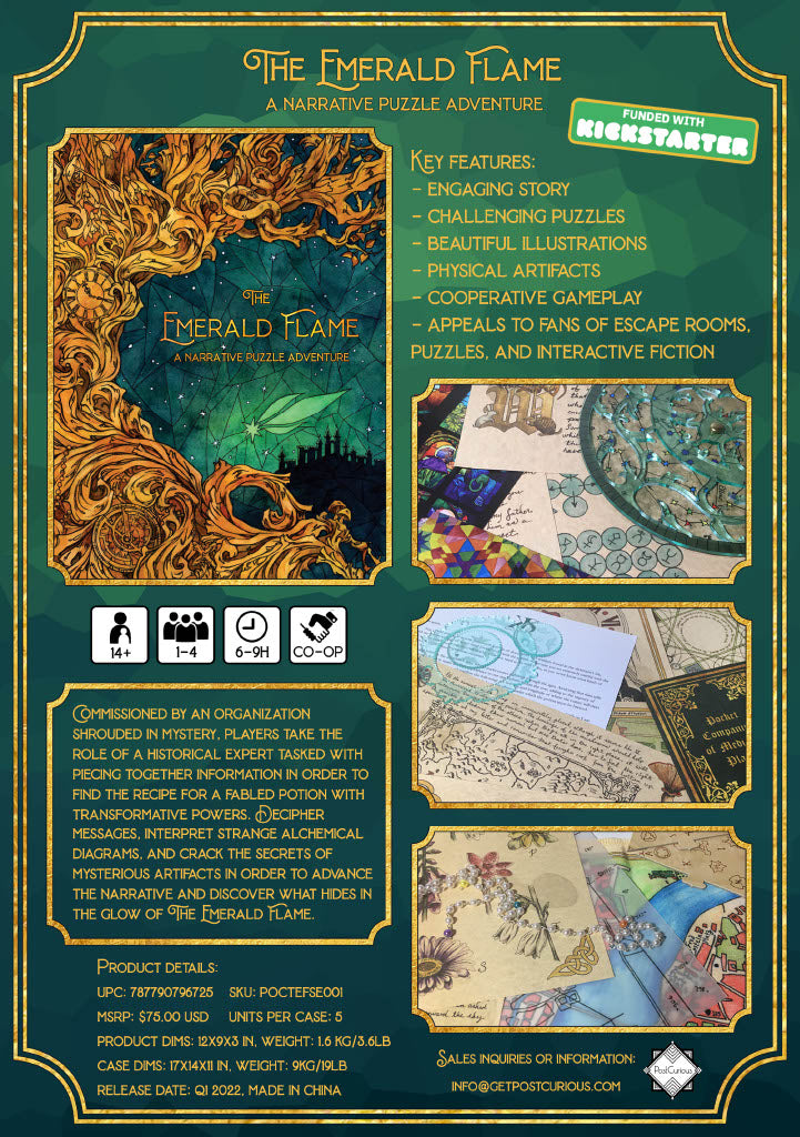 The Emerald Flame – QM Direct